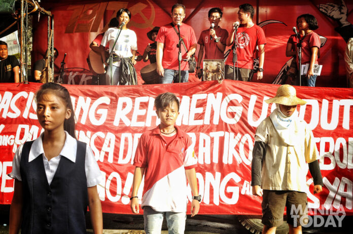IN PHOTOS: Progressives march against fascism on Bonifacio Day ...