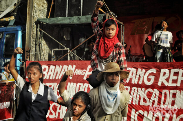 IN PHOTOS: Progressives march against fascism on Bonifacio Day ...