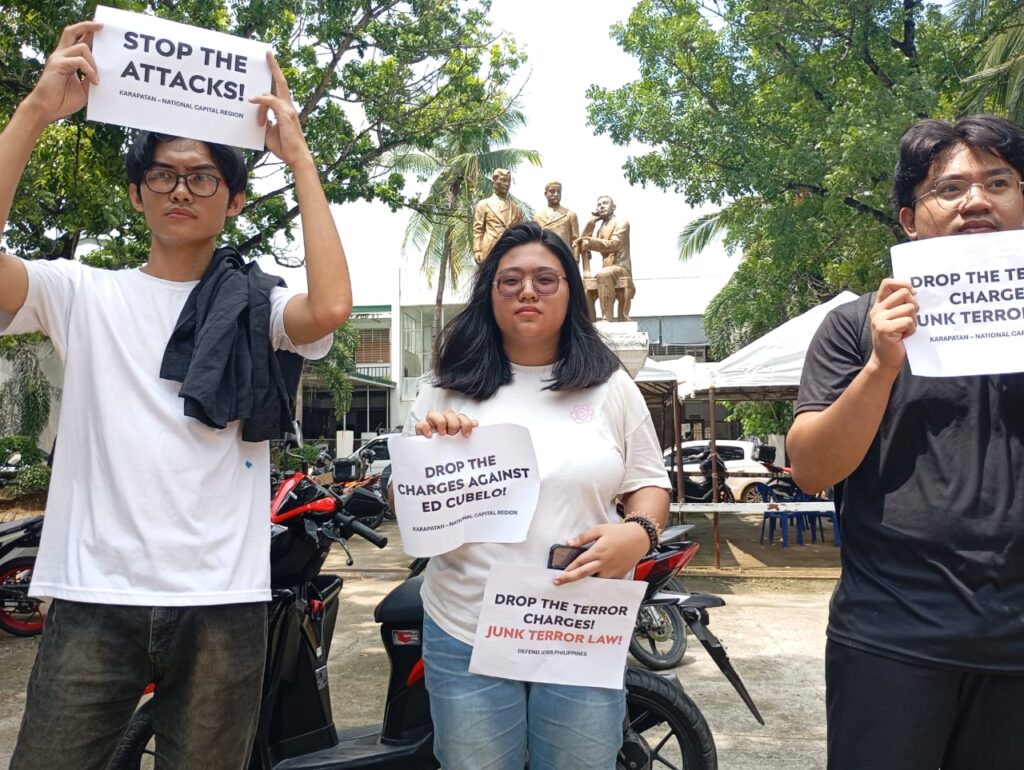 Labor groups, rights defenders slam terror charges filed against trade ...